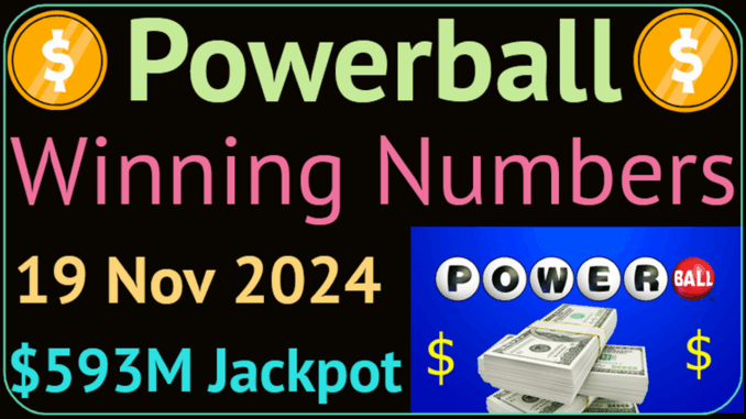 Powerball Drawing 11/19/2025: New Jersey Player has won $1M - Teachers Data