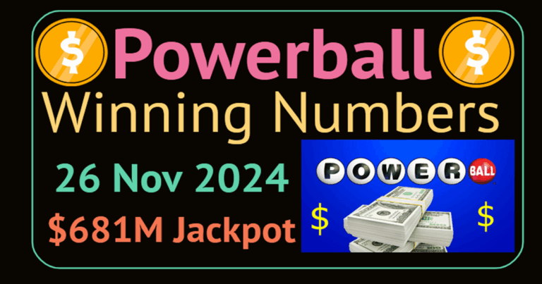 Powerball 11/26/2025: Four Players Win $1M on Thanksgiving Eve ...